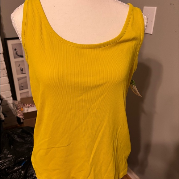 Ralph Lauren | Tops | Ralph Lauren Yellow Fitted Sleeveless Tank Top ...